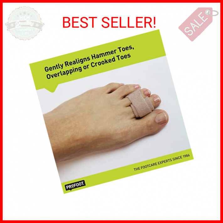 PROFOOT Toe Straight Hammertoe Wrap 1 Pair Toe Wraps to Straighten Toes ...