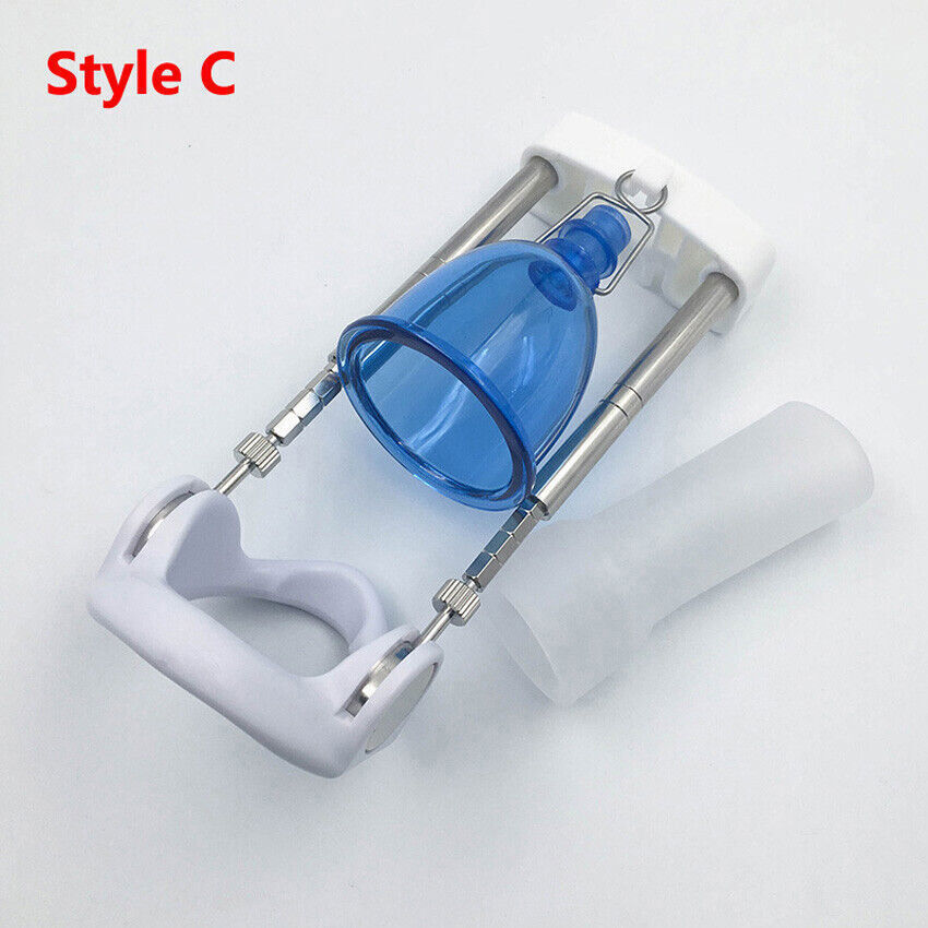 Growth Stretcher Pump Hanger Set Vacuum Cup Penis Enlargement Extender ...