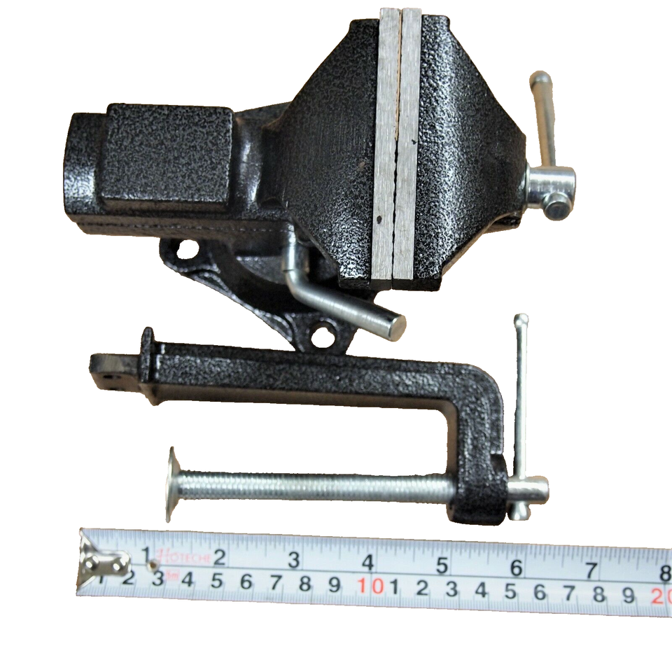 3-1/4'' Multi-function Bench Table Top Vise Vice Swivel Base with Anvil ...