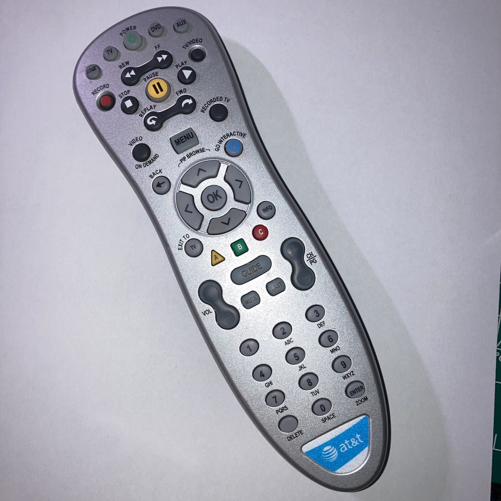 At&t Uverse U-Verse Universal Remote Control for ATT S10-S1 S10-S2 S10 ...