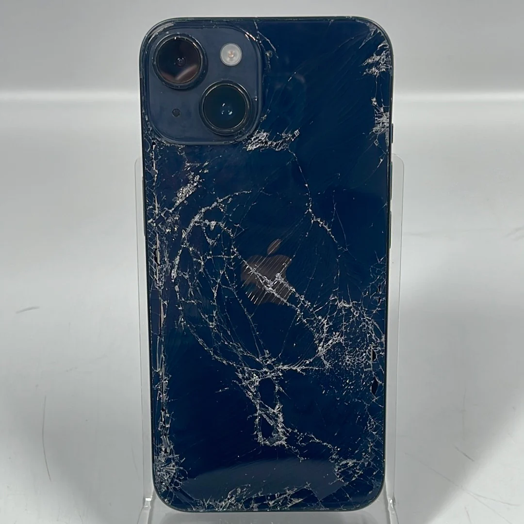 Broken AT&T Apple iPhone 14 eSIM 128GB 17.1 Midnight MPUA3LL/A Cracked ...