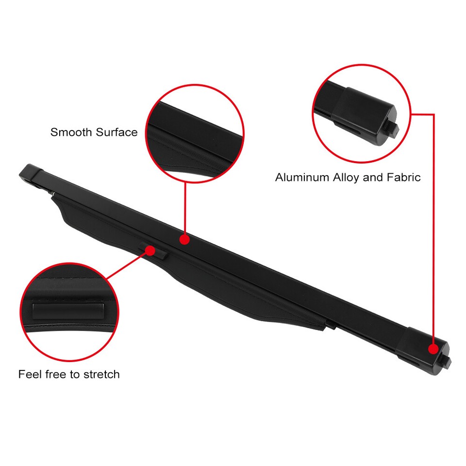 Cargo Cover Retractable Rear Trunk Security For Dodge Caliber 2007 2008 ...