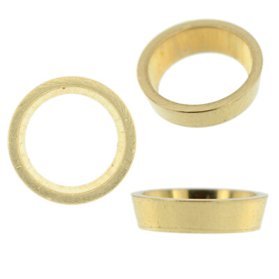 14K Yellow Gold Round Tapered Bezel Head Setting Mounting 0.01ct - 2 ...