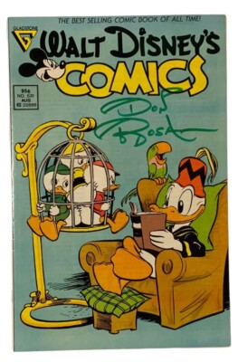 1988 Don Rosa Writer & Illustrator Signed Walt Disney Comics Donald ...