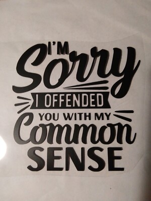 Common Sense Decal | eBay
