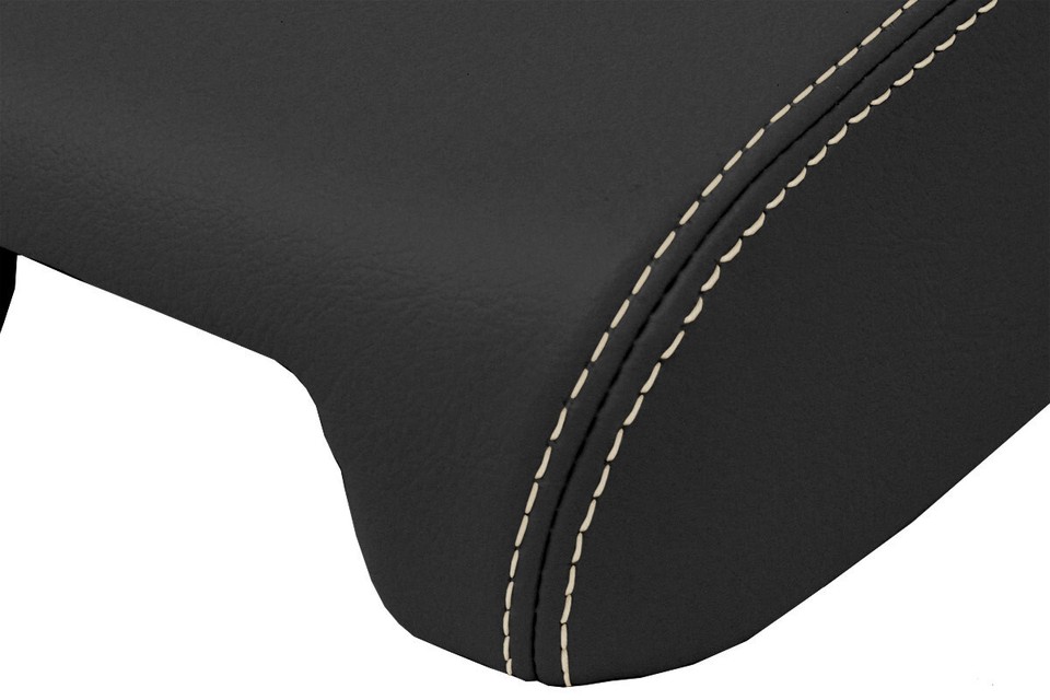 Fits 2007-2016 GMC Acadia Enclave PVC Leather Console Cover Black Beige ...