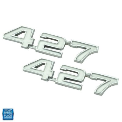 1969-74 Camaro Nova Chevy II 427 Fender Emblems For Factory Fender Hole ...
