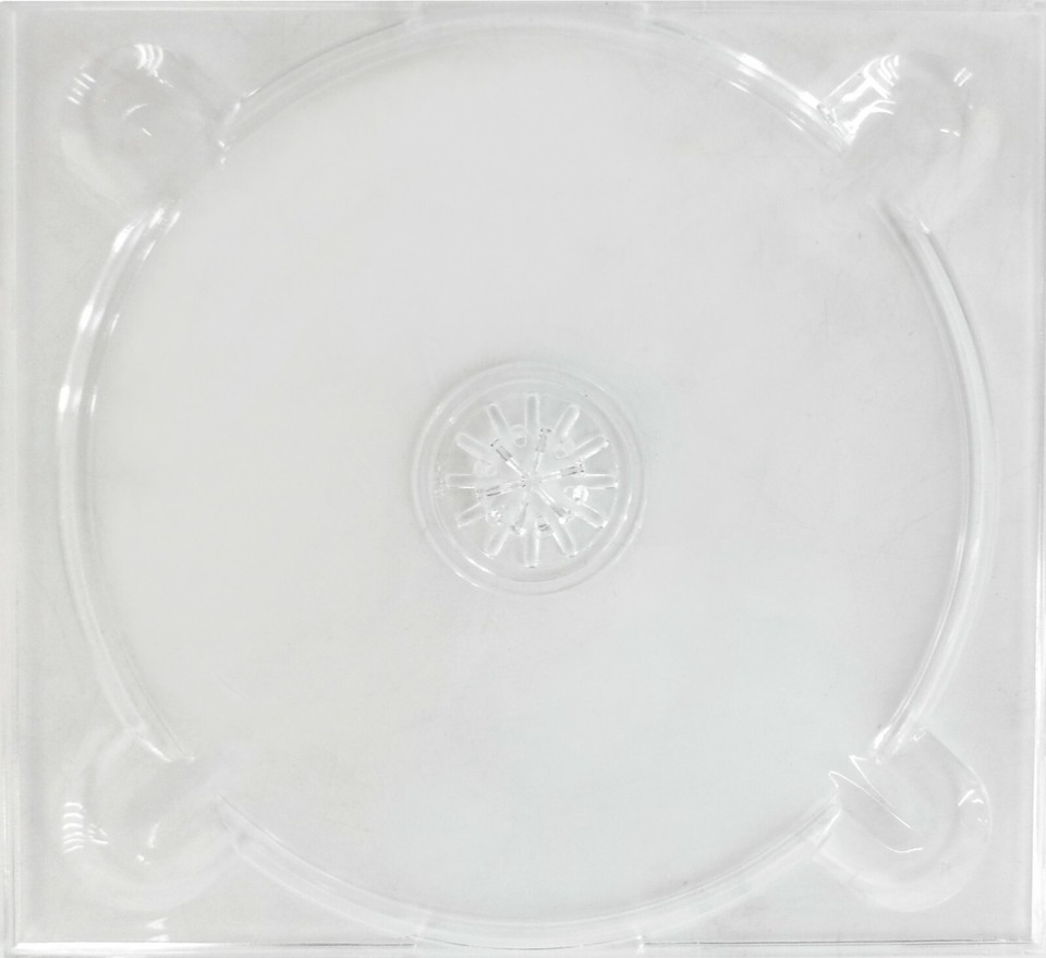 (100) CD Digipak Trays - Clear Replacement Media Disc Glue-In Inserts # ...