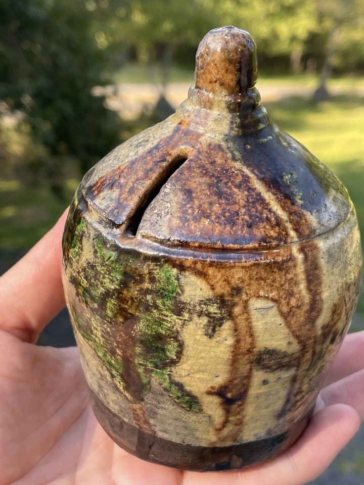 RARE Vintage Shenandoah Valley Glaze Ovoid Still Bank Greg Neal Museum ...
