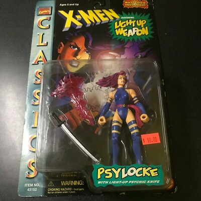 Toy Biz X-Men Classics Psylocke with Light Up Psychic Knife MOC | eBay