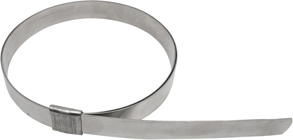 5/8" W X 0.025" Th X 4" Di (25 Pack) Center Punch Clamp Band Hose ...