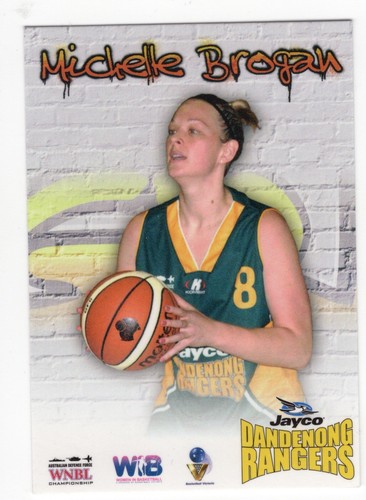 WNBL Basketball 2007 Dandenong Rangers Card. Michelle Brogan | eBay