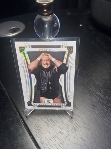 Sycho Sid 2023 Panini Chronicles WWE National Treasures NT-25 GOLD 04/ ...