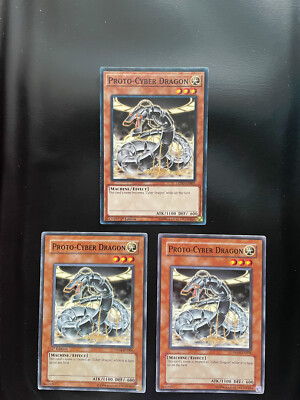 Yugioh Proto-Cyber Dragon DP04-EN004 / LEDD Common Mixed Editions ...