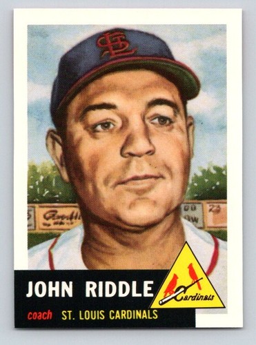 1991 Topps Archives The Ultimate 1953 Set #274 Johnny Riddle FREE ...
