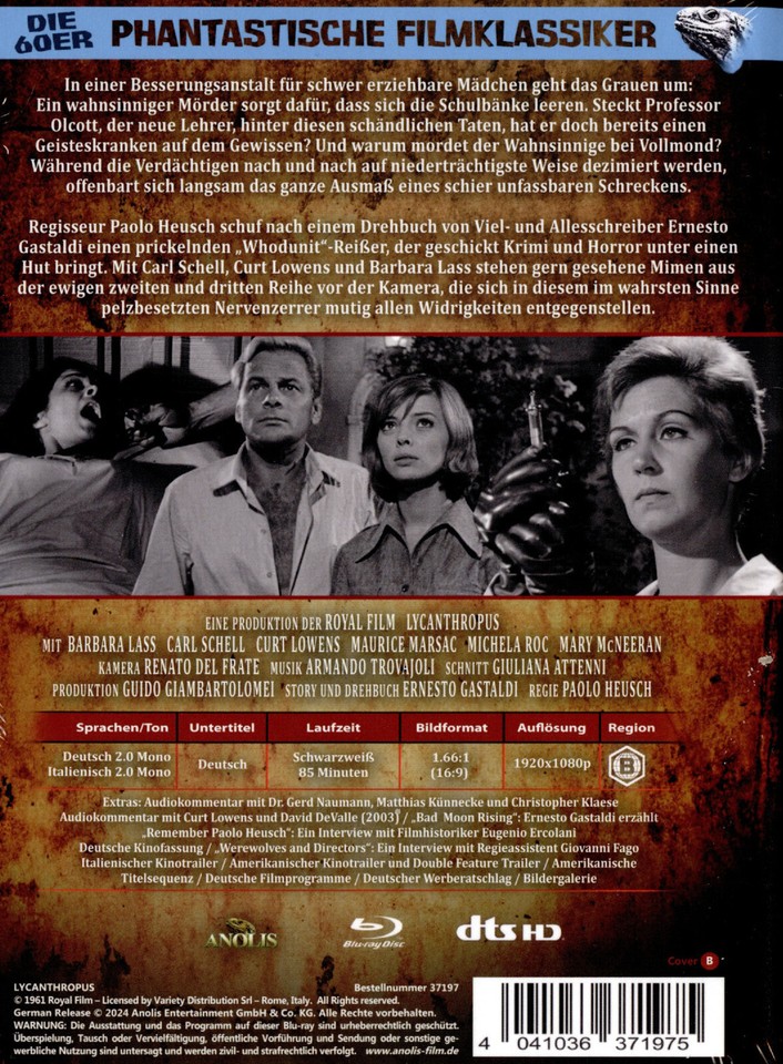 Mediabook At Full Moon Mord Lycanthropus I Married A Werewolf A Ghoul ...