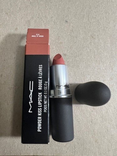 MAC Powder Kiss Lipstick #314 MULL IT OVER 0.10 Oz NIB Free Shipping | eBay