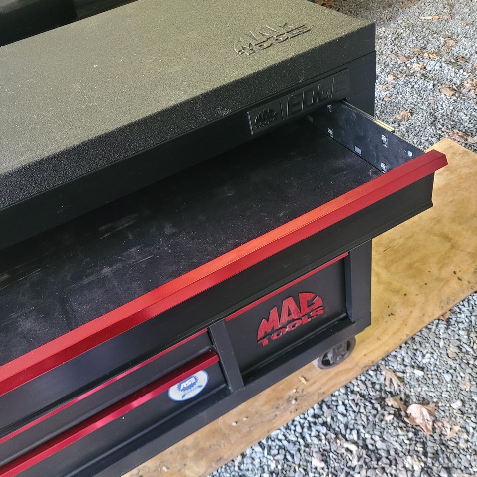 tool storage box mac toolbox red 55 inch used edge series rare | eBay