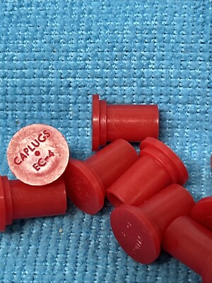 CAPLUGS ~ EC-4 ~ RED CAP,PROTECTIVE,DUST (LOT OF 5) | eBay