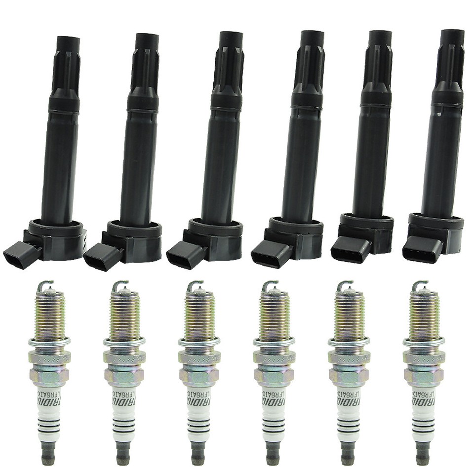 ⭐6X Spark plugs & ignition coil packs OEM For 2005-2018 Toyota Avalon 3 ...