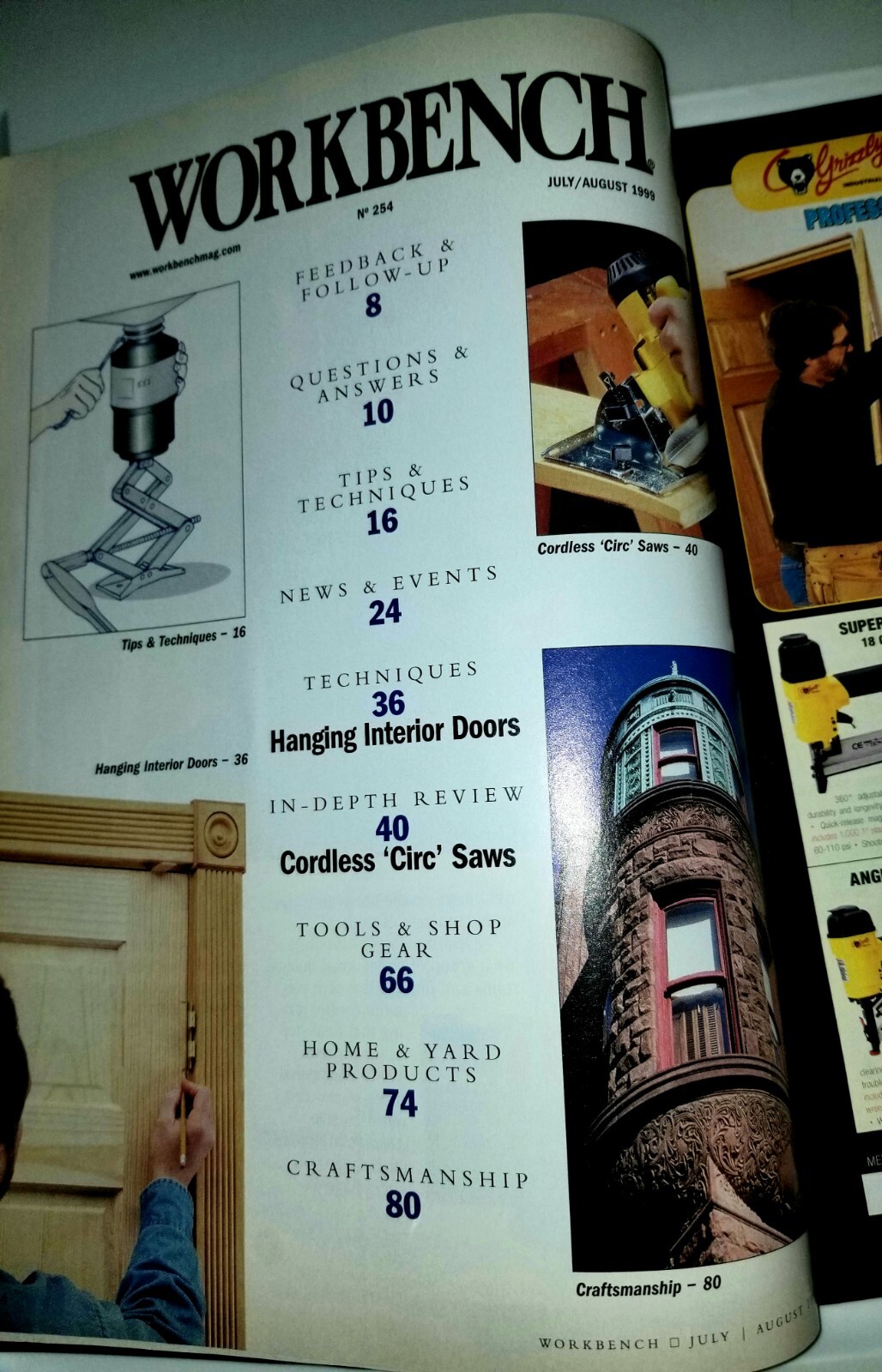 Workbench Magazine. Make Yard Furniture That Lasts. August 1987 | eBay