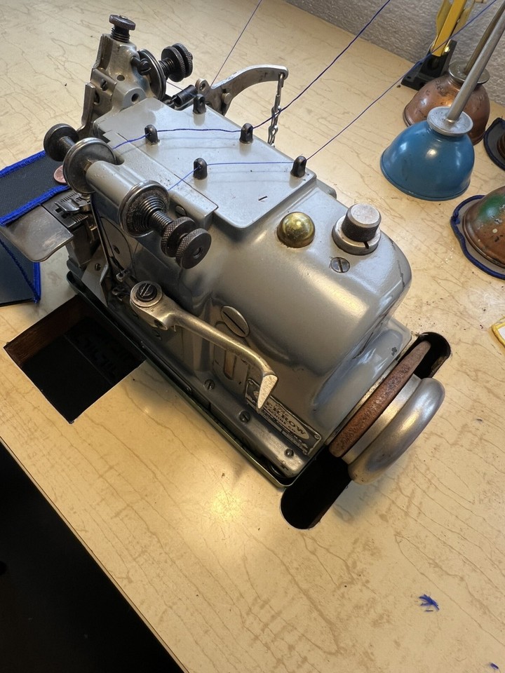 Merrow Narrow Edge Industrial Overlock Machine For Patches | eBay