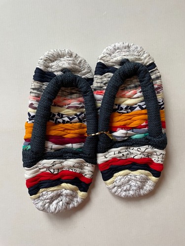 Japanese Handmade Nuno Zori Slipper Woven Cloth Sandals Indoor Flip ...