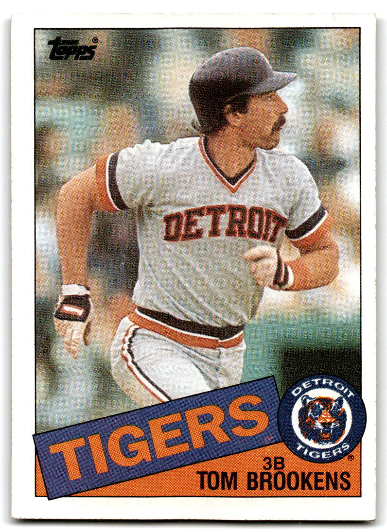 1985 Topps Tom Brookens #512 Detroit Tigers | eBay