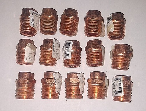 104 CXM 1/2" Male Threaded Copper Adapters (15 PCS ) | eBay