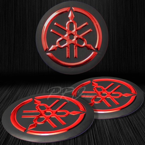 6" R1 3D Logo Emblem + 2" Fairing/Fender Badge Sticker for YZF-R1/R1S ...