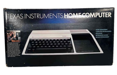 Vintage Texas Instruments TI99/4a 1982 Vintage Home Arcade Gaming ...