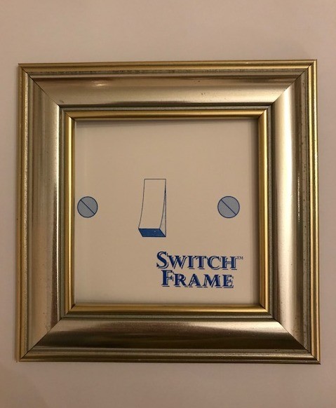 Light Switch Surround Traditional Light Switch Frames Blue Silver Black ...