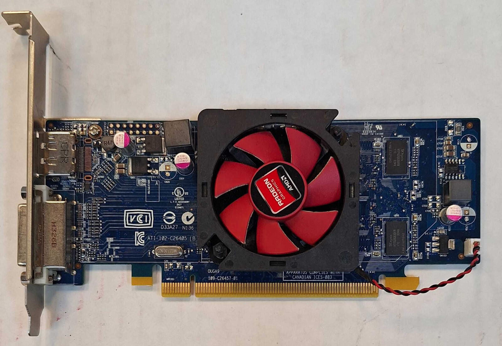 AMD Radeon HD 6450 1GB Video Card C264 DVI+DP SFF LP ATI-102-C26405(B ...