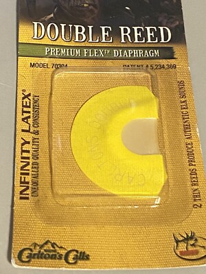 Carlton's Calls: Double Reed Premium Flex Diaphragm 70304 Elk Call | eBay