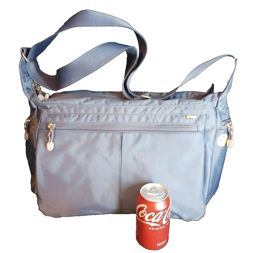 Epic eBags Blue Messenger Zip Close Pockets Laptop School Office Bag ...