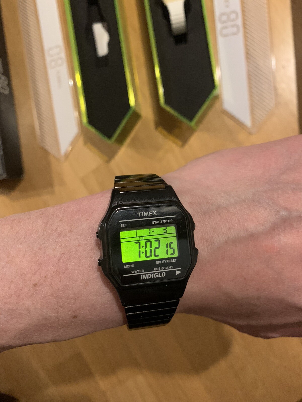 Vintage TIMEX 80 Watch Collection LOT indiglo 8 50 Laps Triathlon ...