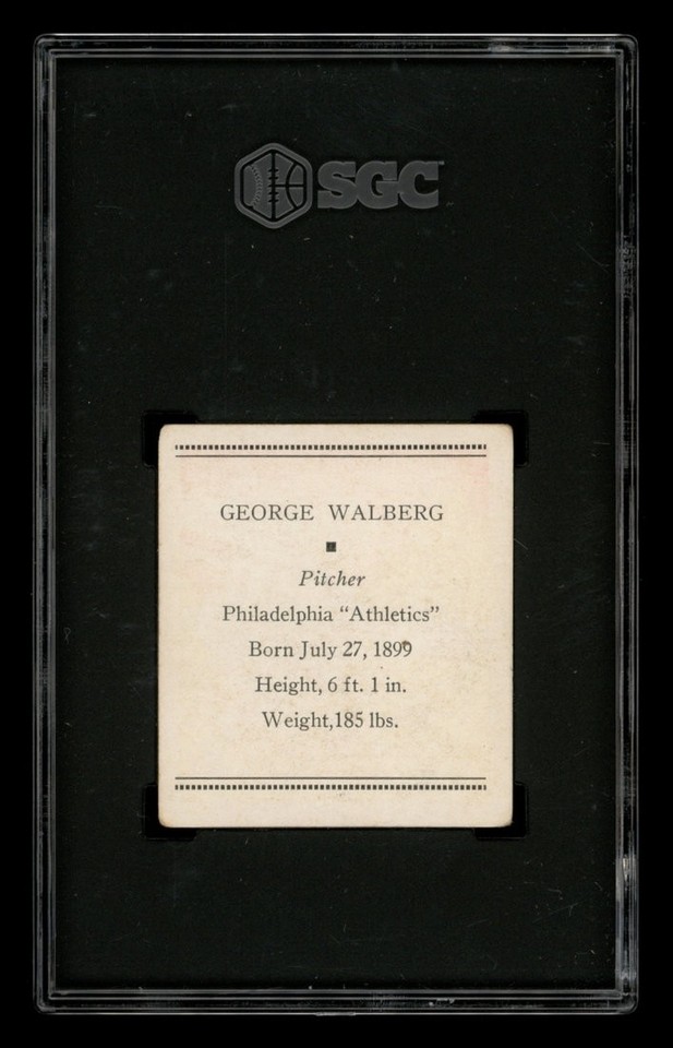 1933 R305 Tattoo Orbit Set-Break Rube Walberg SGC 3 VG | eBay