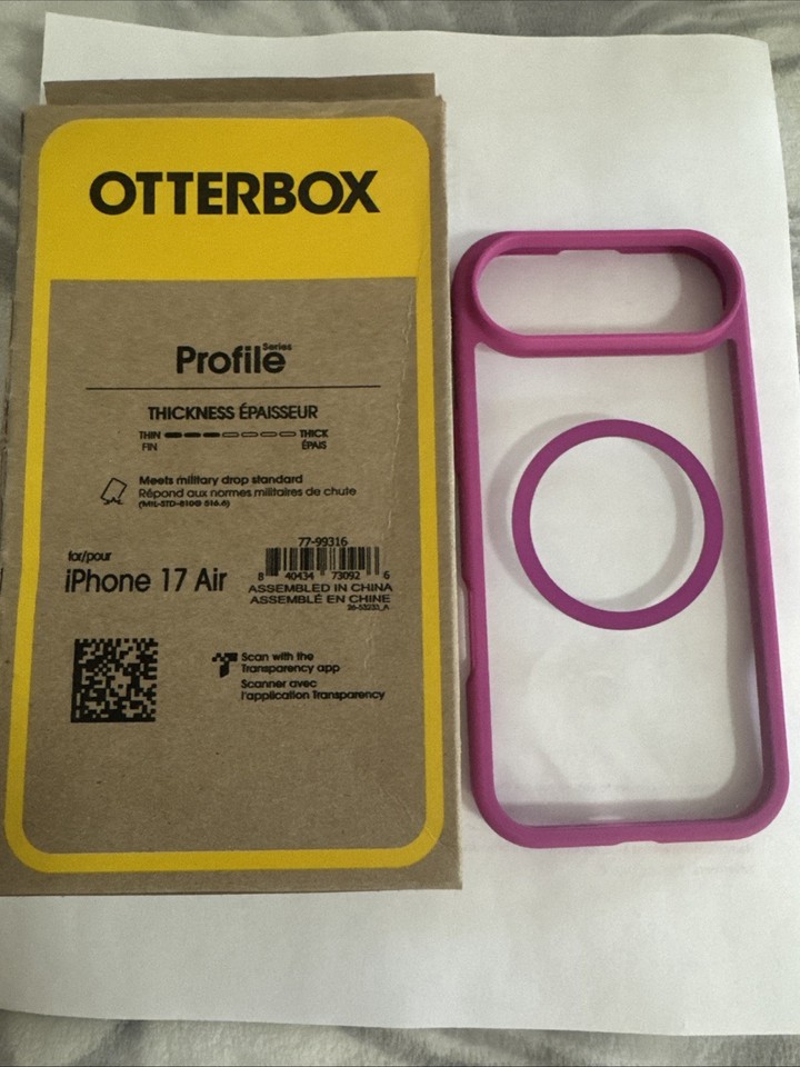 OtterBox iPhone 17 Air Profile Series Case - Rose Crystal - Pink | eBay