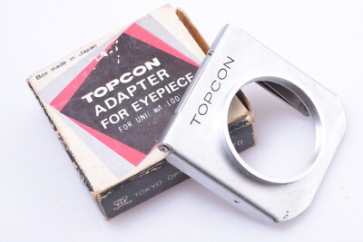 TOPCON EYEPIECE ADAPTER FOR ANGLE FINDER TOPCOR LENS ON UNI, AUTO 100 ...