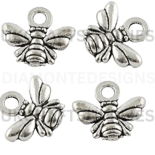 25 Pcs - Tibetan Silver Buzzy Bee Charms Pendants Honey Bees Jewellery G16 | eBay