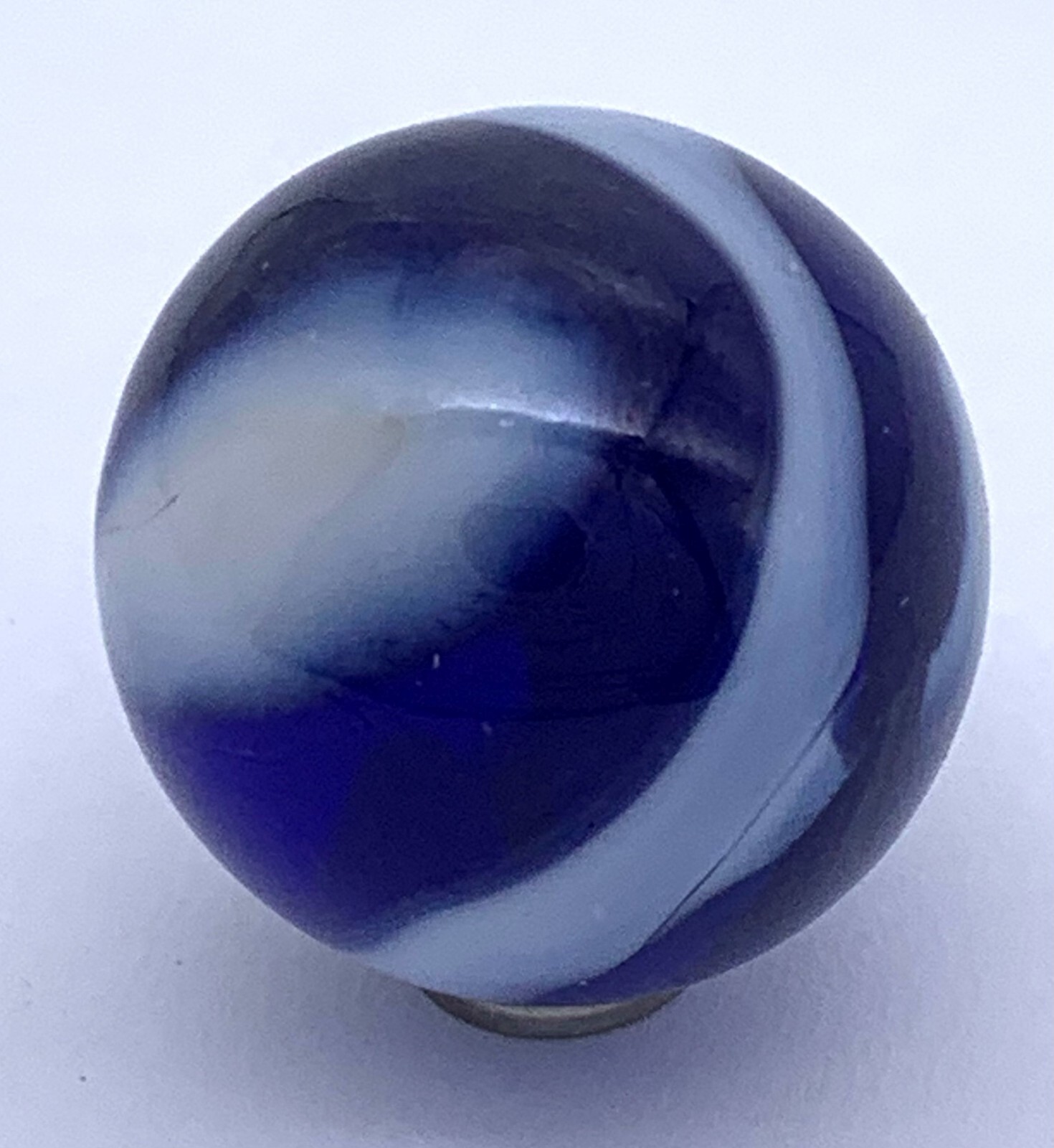 Pk 5 - 25mm Neptune Glass Mega Marble Shooters Vacor Translucent Blue w ...