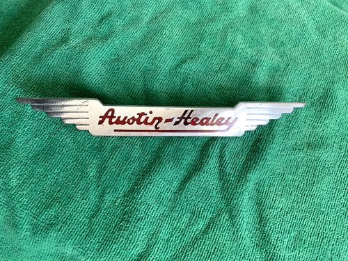 ORIGINAL AUSTIN HEALEY 100 3000 FRONT CHROME EMBLEM CLOISONNE ENAMEL | eBay