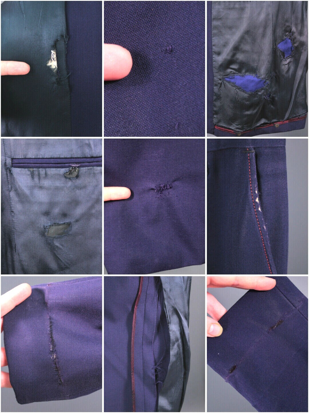 Men's 1970s Navy Blue Polyester Amtrak Uniform Jacket M/L Pants 32x29 ...