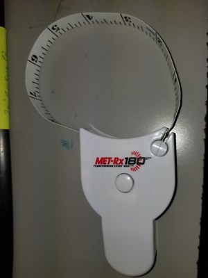 (4) Pieces New - Met-Rx 180-55" Retractable Body Measuring Tapes-WEIGHT ...