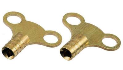 Radiator Plumbing Bleed Bleeding Key Keys Solid Brass for Venting Air ...