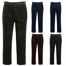 JBC Quality Clothing Mens Black Corduroy Weaves Trousers Size W32/l27 ...