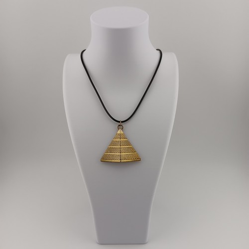 Ancient Egyptian Themed Pyramid Pendant Necklace | eBay