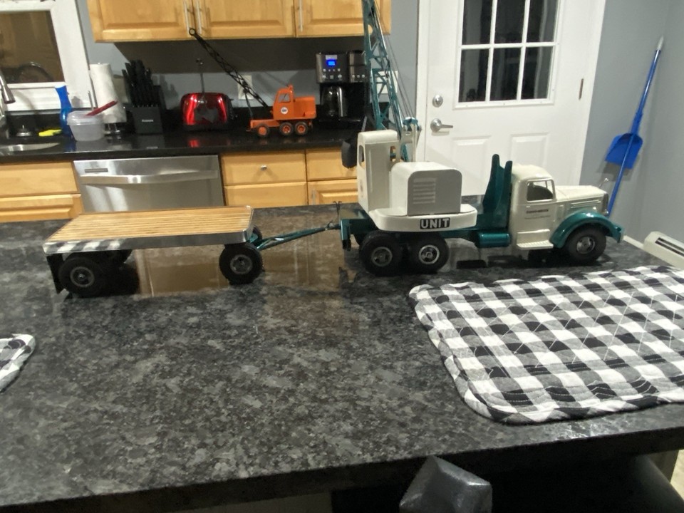 vintage 50s Custom Smith Miller L Mack with Doepke Unit Crane And ...