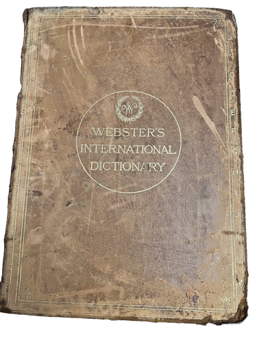 1891 Webster Dictionary still has pages of flags, maps etc. cool ...