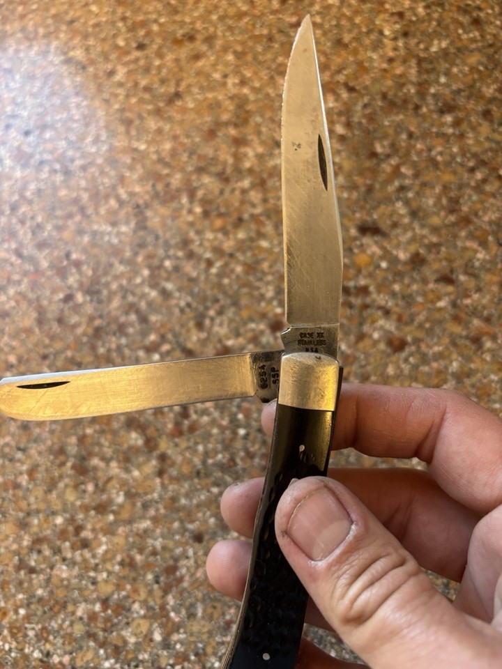 Vtg 1978 Case XX USA 6254 SSP 2-Blade Pocket Trapper Knife TESTED XX ...